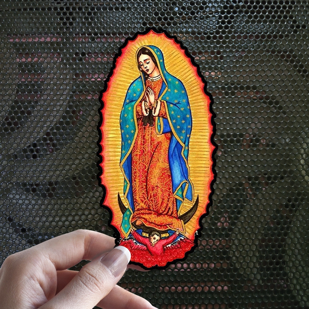 Waterproof Vinyl Decal Sticker of the Virgin Mary, Mother Jesus ...