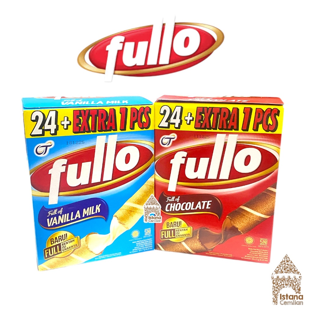 Fullo Wafer Roll Chocolate / Vanilla (Contains 24 Pcs) | Shopee Malaysia