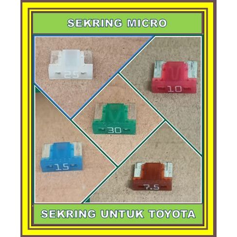 Fuse for toyota vios car yaris car fuse/ Fuse Fuse Box Fuse Kereta Fuse ...