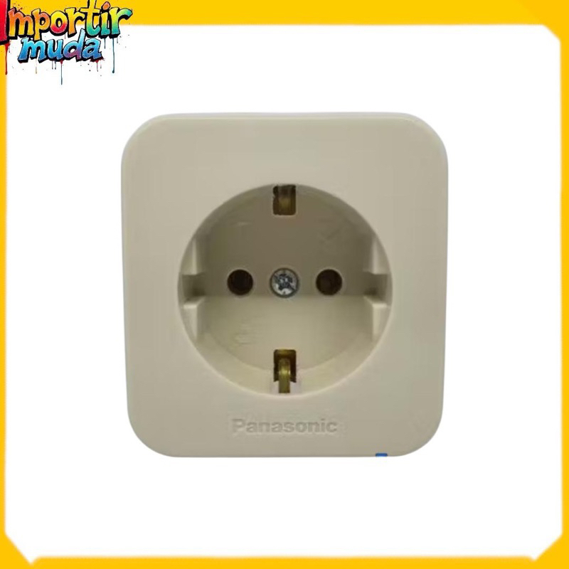 Panasonic Outbow Socket with Grounding (WKJ1131) | Shopee Malaysia