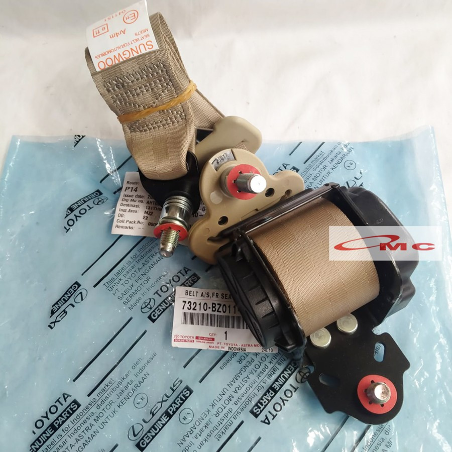 Safety Belt Seat Belt Front Right Left Avanza Xenia Original Toyota ...