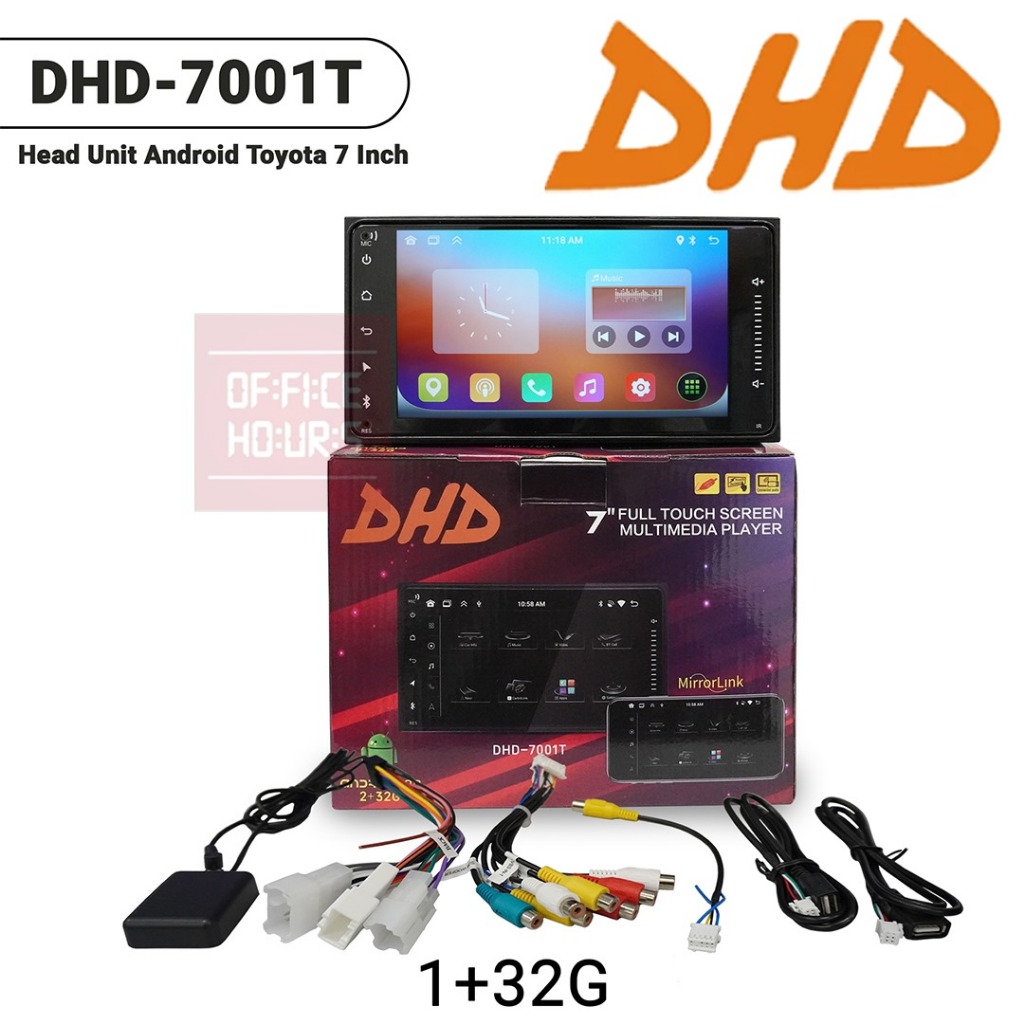 Head Unit Double Din Android 7 Inch DHD-7001 (Plug n Play Socket TOYOTA ...
