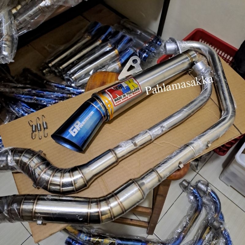 1set NLK OPEN Spec tube exhaust pipe skygo 125 150 Rusi_TC125 150 175 ...
