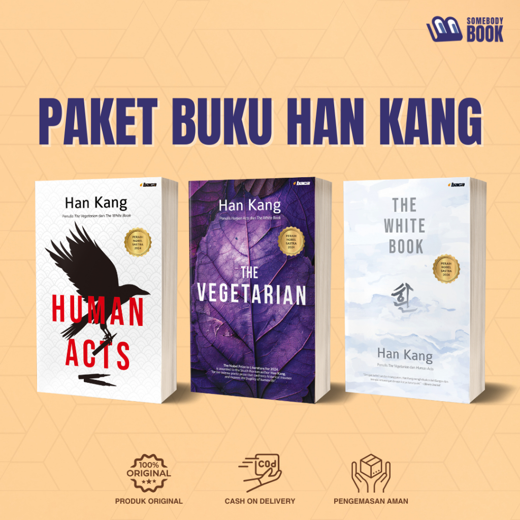 Original Han Kang book Package (READ) - The Vegetarian, Human Acts, & The White book | Shopee ...