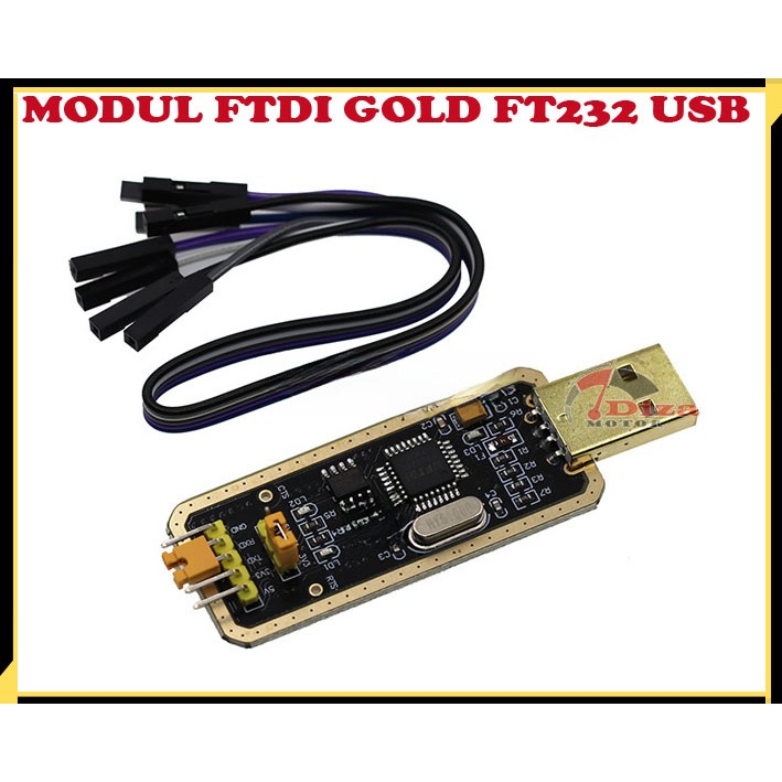 Ftdi Gold FT232 USB MODULE to Serial Port to TTL FT232RL Gold | Shopee ...