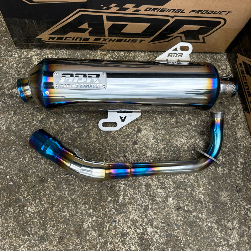 Standard RACING ADR TYPE SR-BLUE EXHAUST FOR MATIC VARIO NMAX AEROX PCX ...