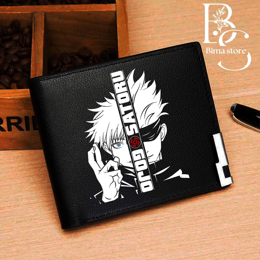 Newest ANIME JUJUTSU GOJO SATORU FOLDING MEN'S WALLET | Shopee Malaysia