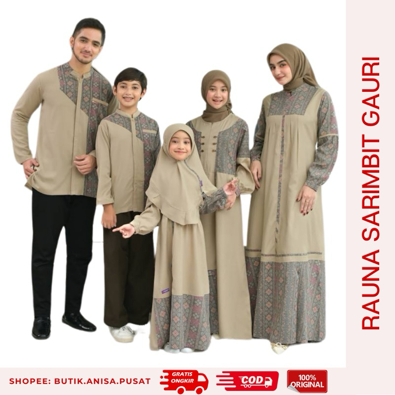 RAUNA Sarimbit GAURI CREAM Sarimbit Family 2025 | Shopee Malaysia