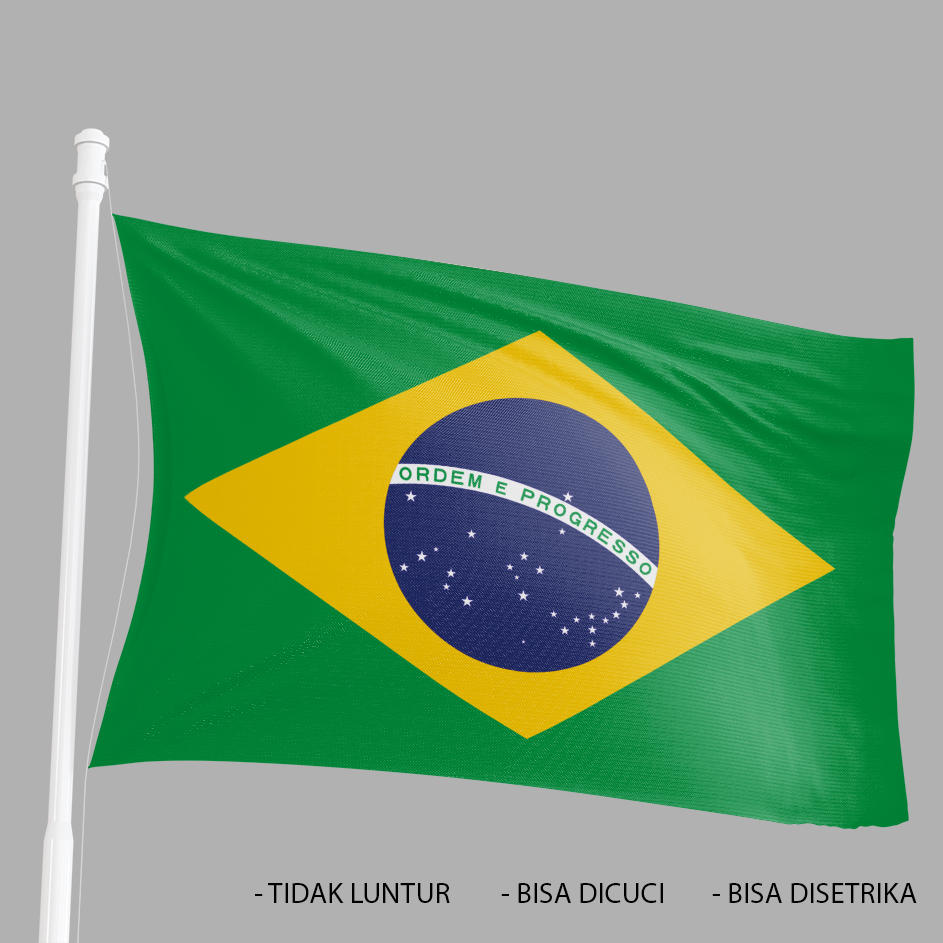 Brazil Country Flag Full Print Jumbo ready | Shopee Malaysia
