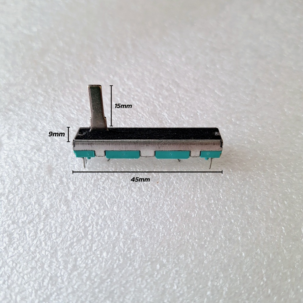 Potensio MIXER B10K B103 PIN 4-2 45MM STEREO POTENSIO SLIDE EQUALIZER ...