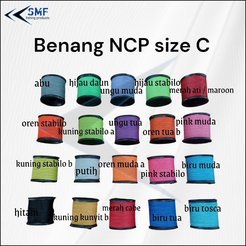 Ncp size C thread, fishing rod variation thread | Shopee Malaysia