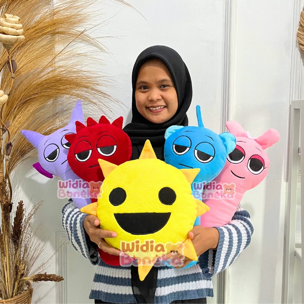 SPRUNKI DOLL SIZE 30CM HOROR GAME INCREDIBOX WENDA PINKI SIMON SUN ...