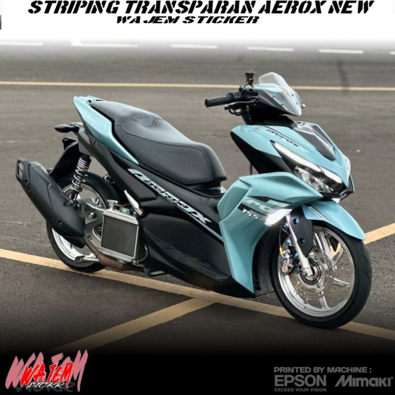 Striping STICKER ALL NEW AEROX 155 CONNECTED AEROX V2 NVX 155 CUSTOM ...