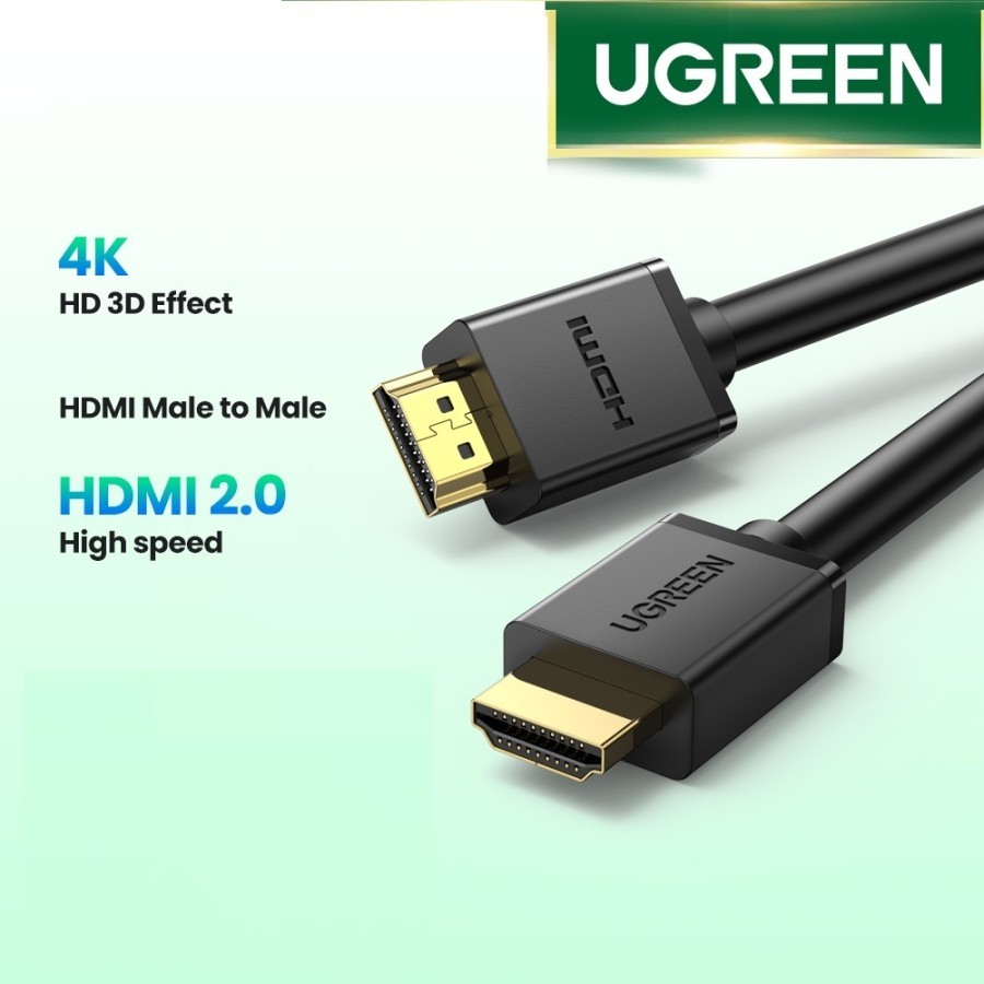 Ugreen HDMI Cable 4K HDMI male to male - HD104 | Shopee Malaysia