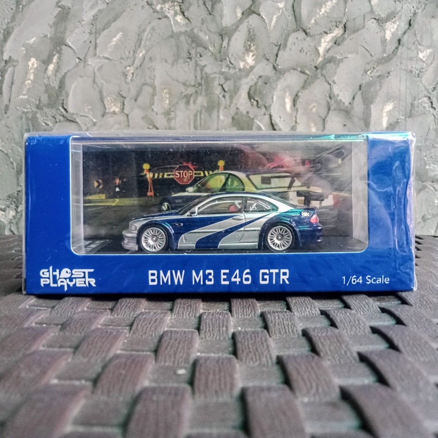 Ghost PLAYER Diecast Model Car BMW M3 E46 GTR | Shopee Malaysia