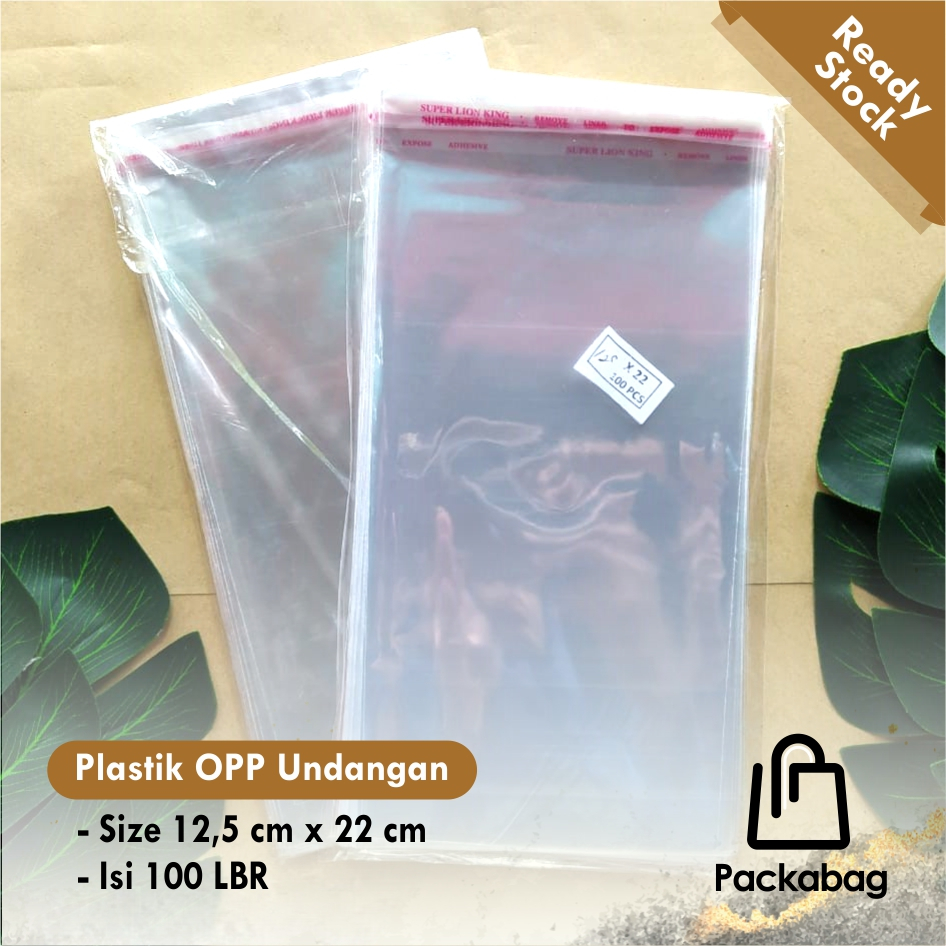 (100 Pcs) PLASTIC OPP INVITATION - PLASTIC OPP SEAL INVITATION SIZE 12 ...