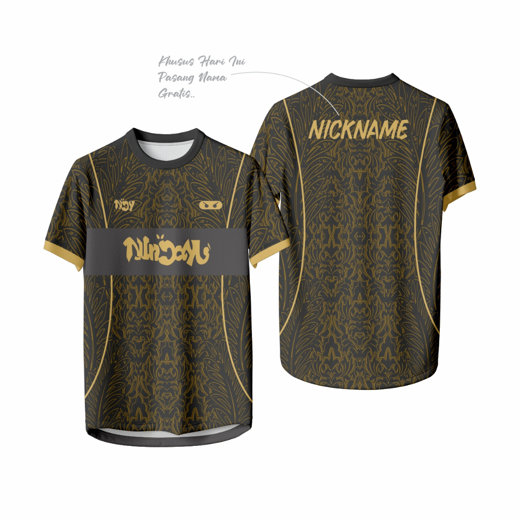 Ninjayu T-SHIRTS 2025 FREE YOUR OWN NAME | Shopee Malaysia