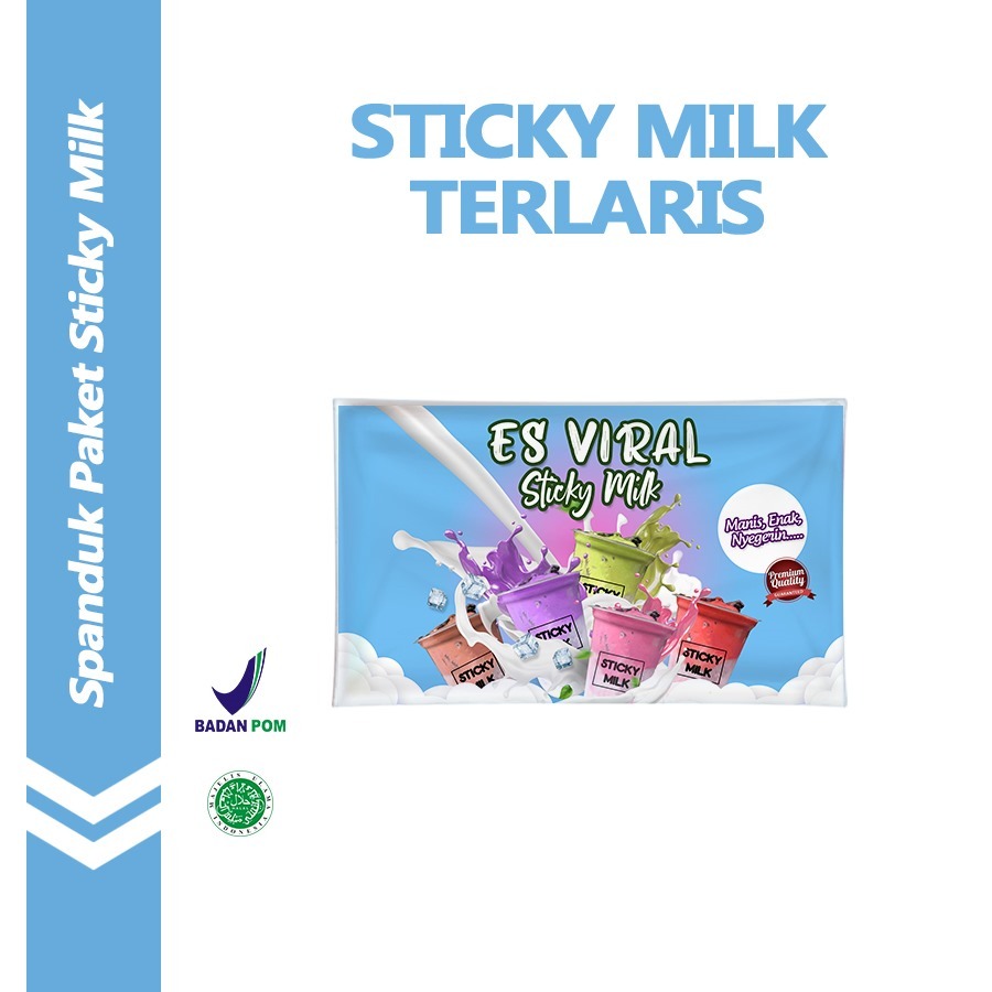 Sticky Milk Korean Milk Ice Package Banner, Kwentel's Contemporary ...
