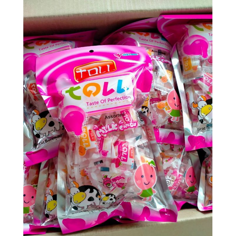 Toll assorted candy milk candy contains 30 pcs | Shopee Malaysia