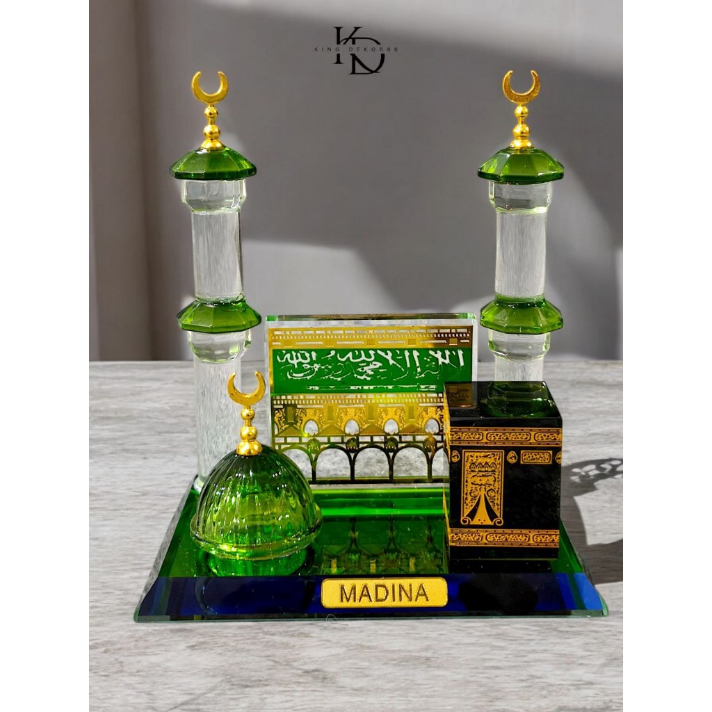 Arafa Miniature Crystal Kaaba Pillar Islamic Miniature Decoration ...