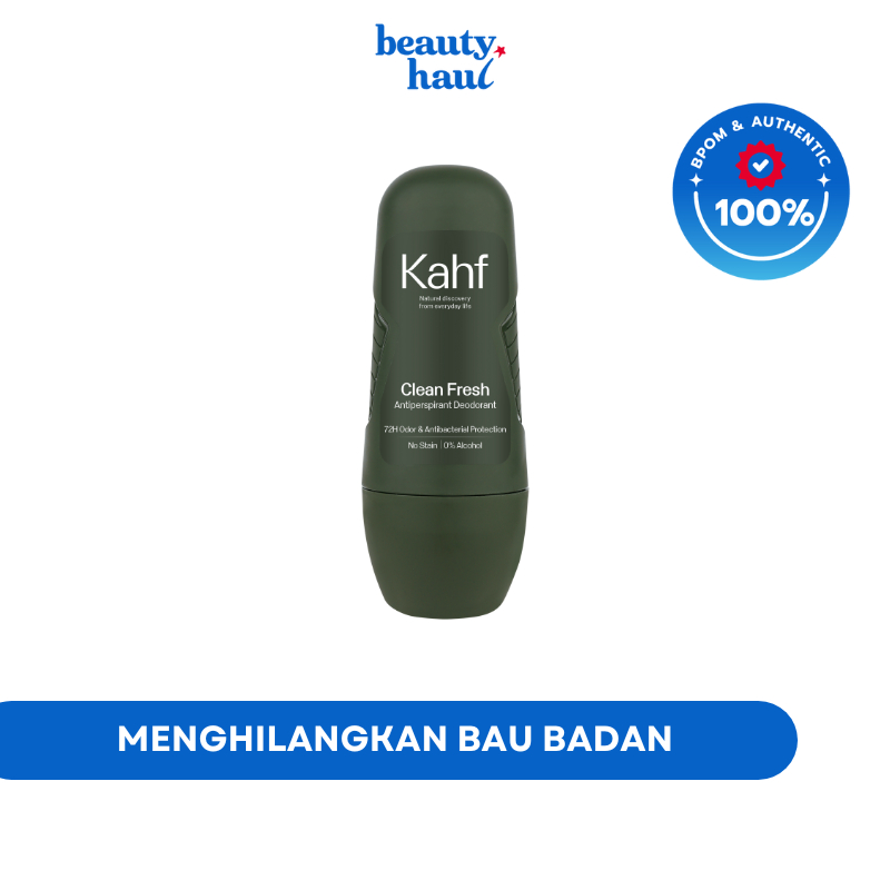 KAHF Clean Fresh Antiperspirant Deodorant Roll On | Shopee Malaysia
