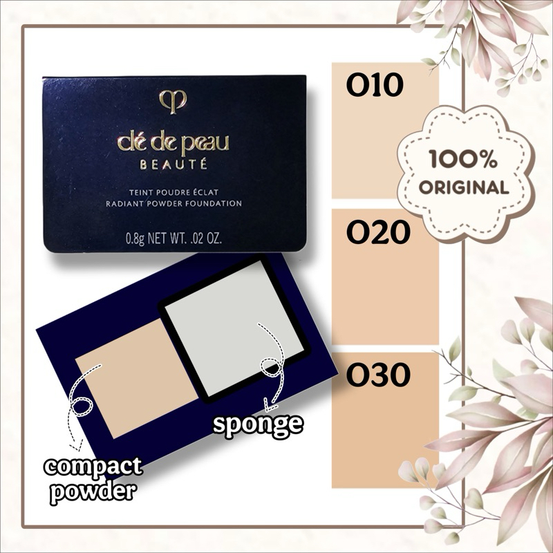 Cle DE PEAU Radiant Powder Foundation Compact Travel Size CLEDEPEAU CDP ...