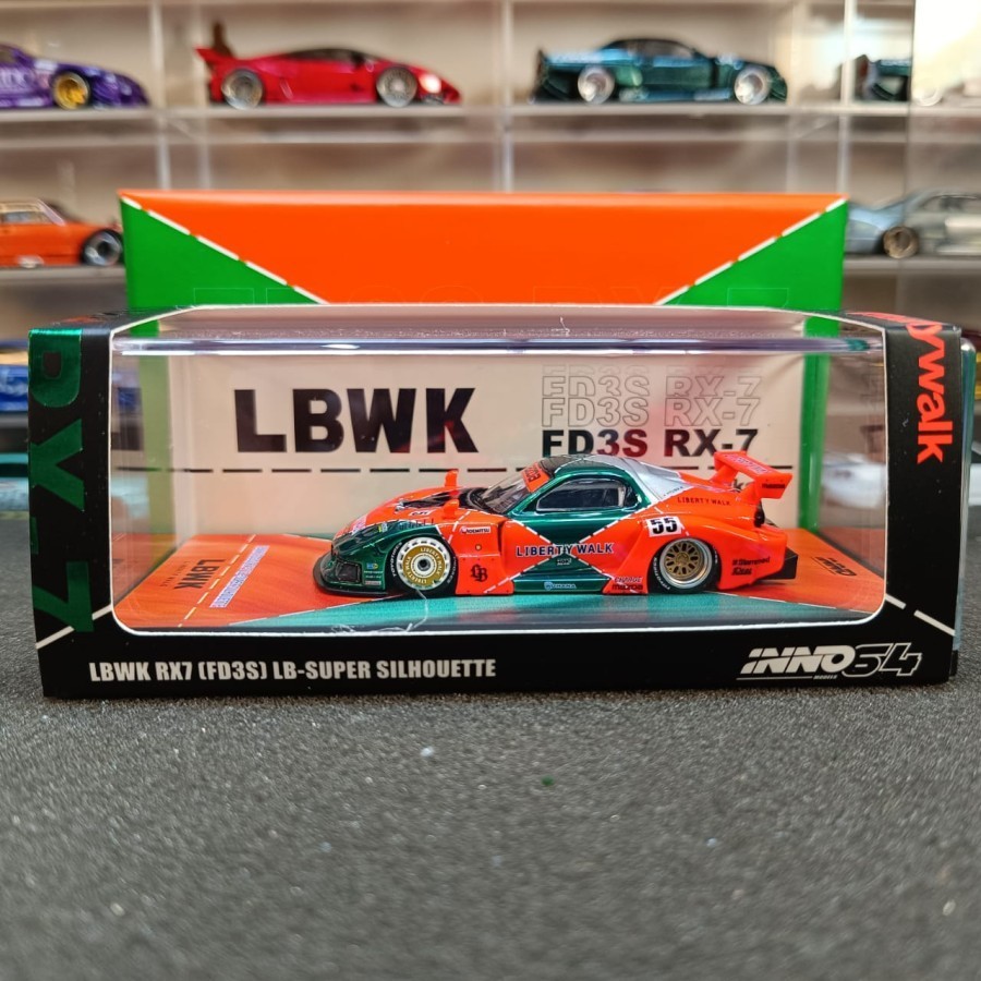 Inno64 Inno CHASE LB Super Silhouette Mazda RX-7 Malaysia Diecast Expo ...