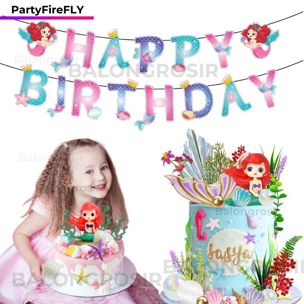 6 Cake Topper Ariel Mermaid Mermaid/Miniature Cake Decoration Princess ...