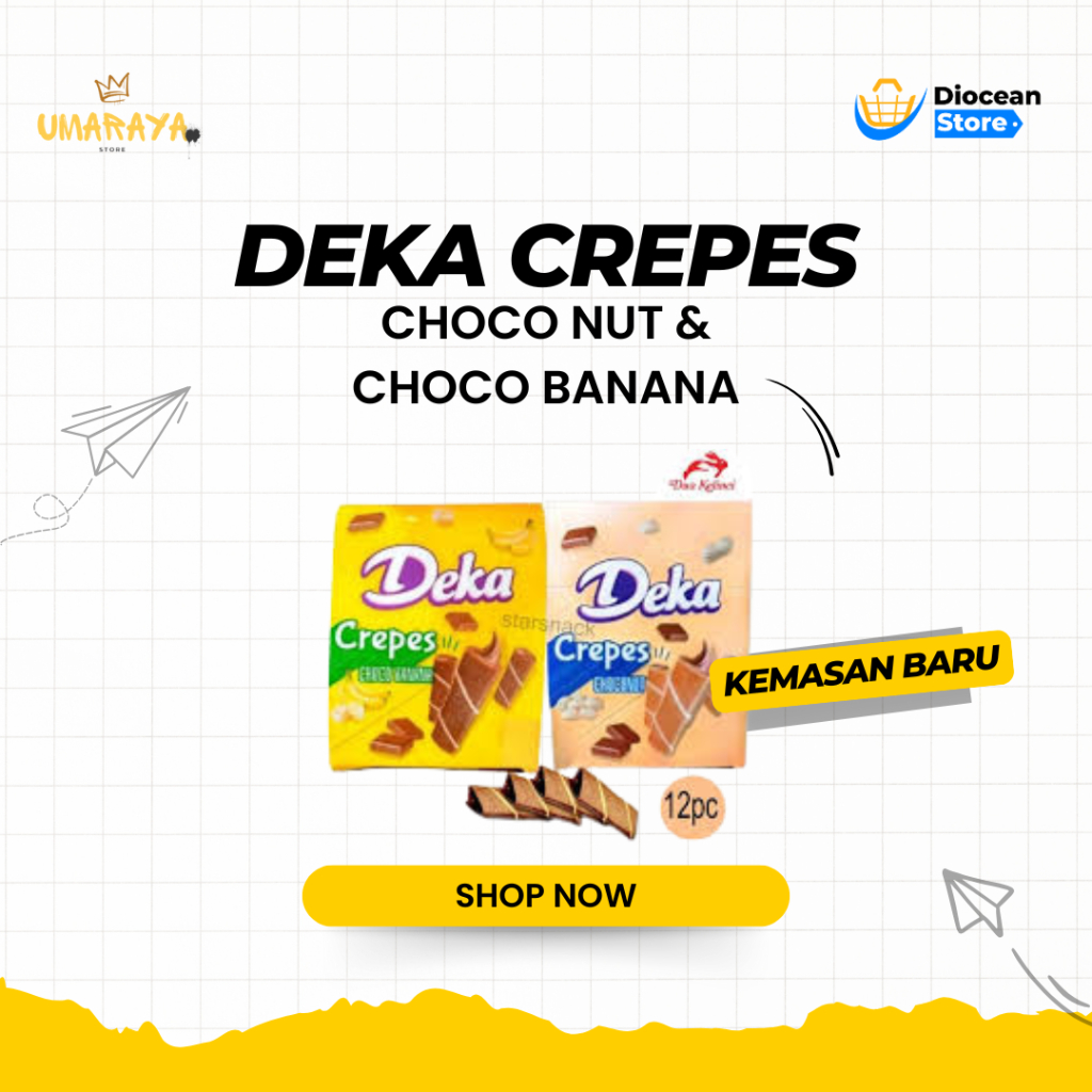 Deka Crepes Choconut ChocoBanana 12pcs | Shopee Malaysia