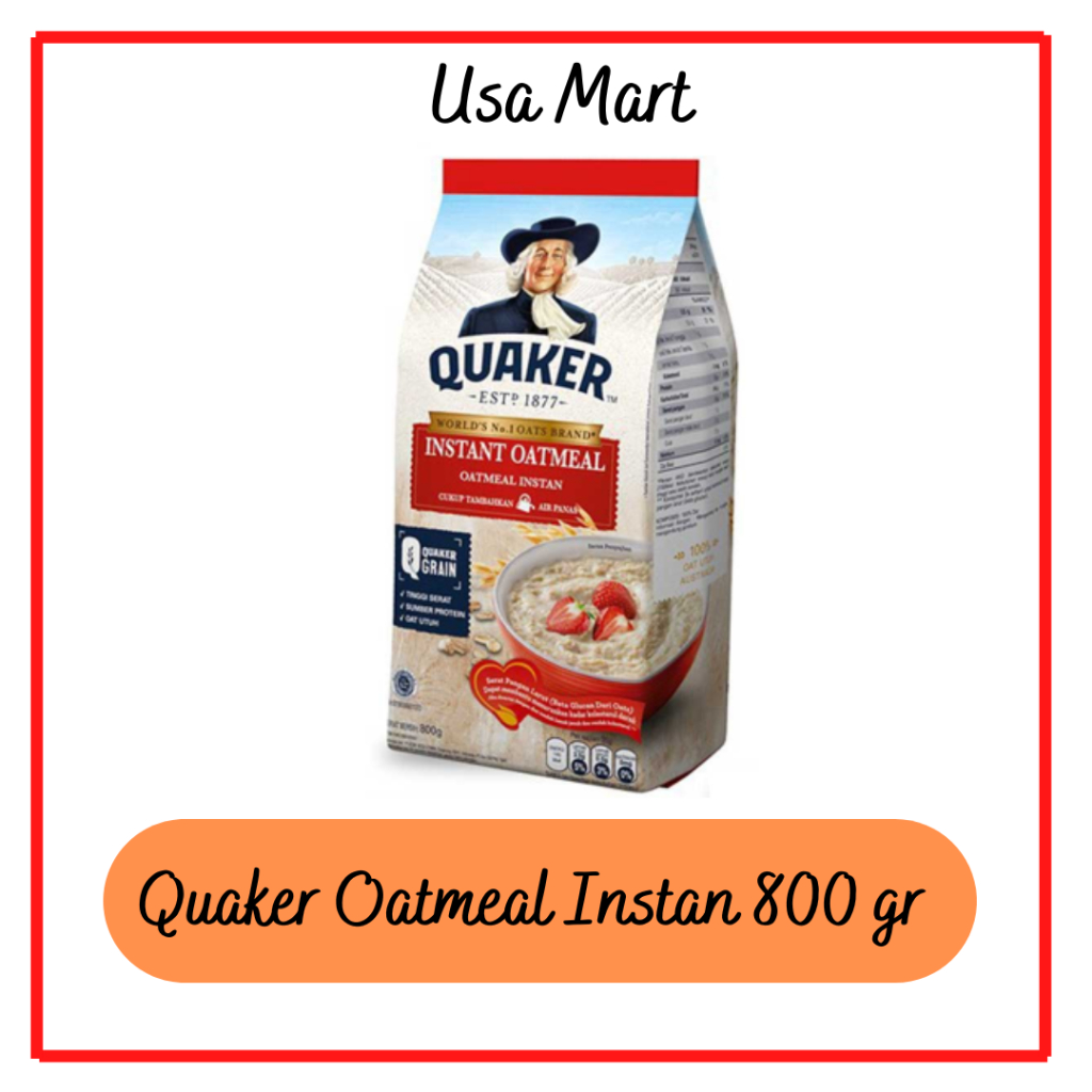Quaker Instant Oatmeal 800 grams / Quaker Instant Oatmeal Cereal 800 ...