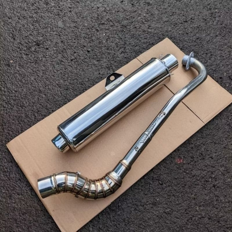 Full set Muffler exhaust power standard OPEN pipe xrm 125 110 100wave ...