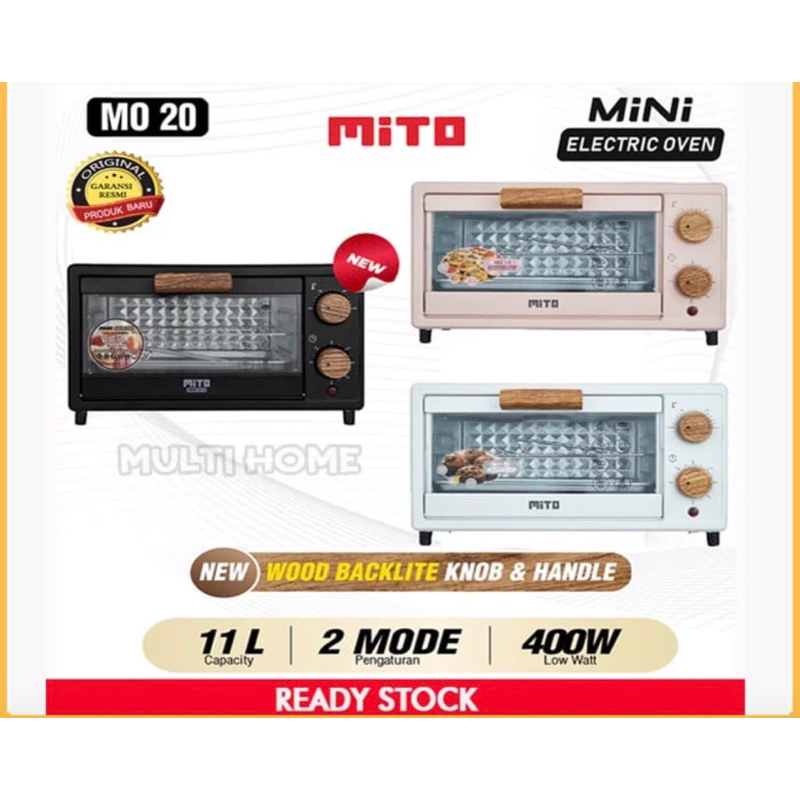 Mito Electric Oven MO 20 Mini Electric Oven MO20 / MO20 Capacity 11 Lt / Mito MO 20 Oven / Mito ...