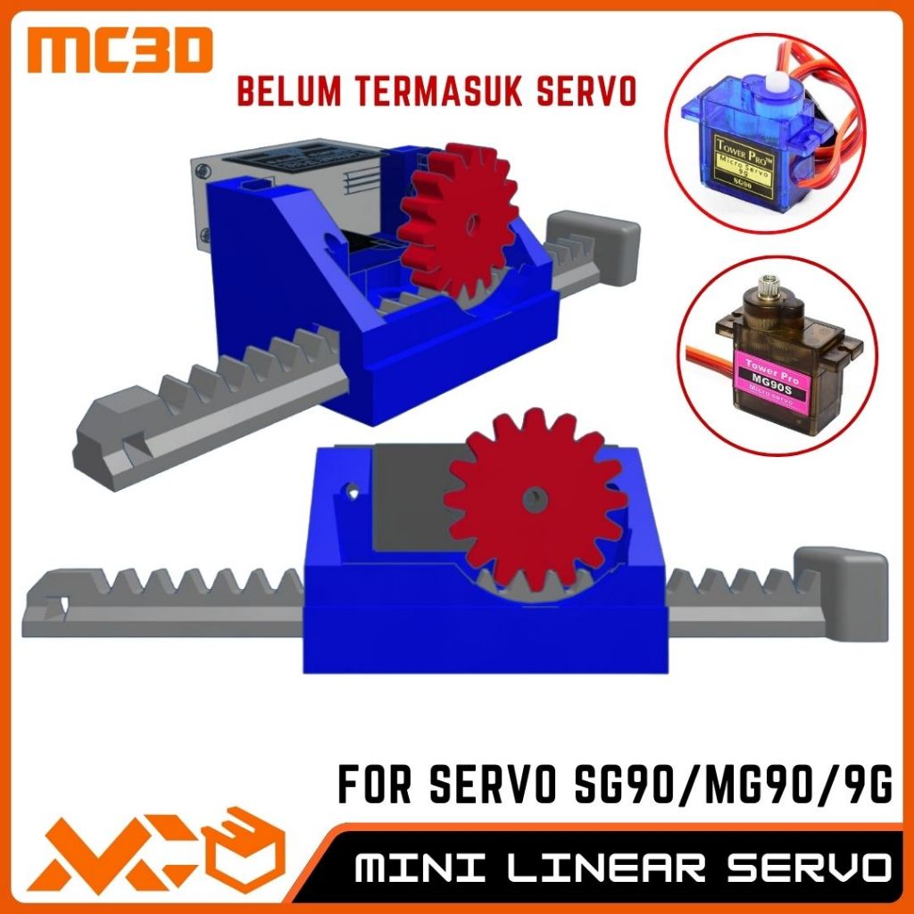 Linear SERVO SG90 MG90 ARCTUATOR DOOR LOCK MOTORIZED MOTOR SERVO MICRO ...