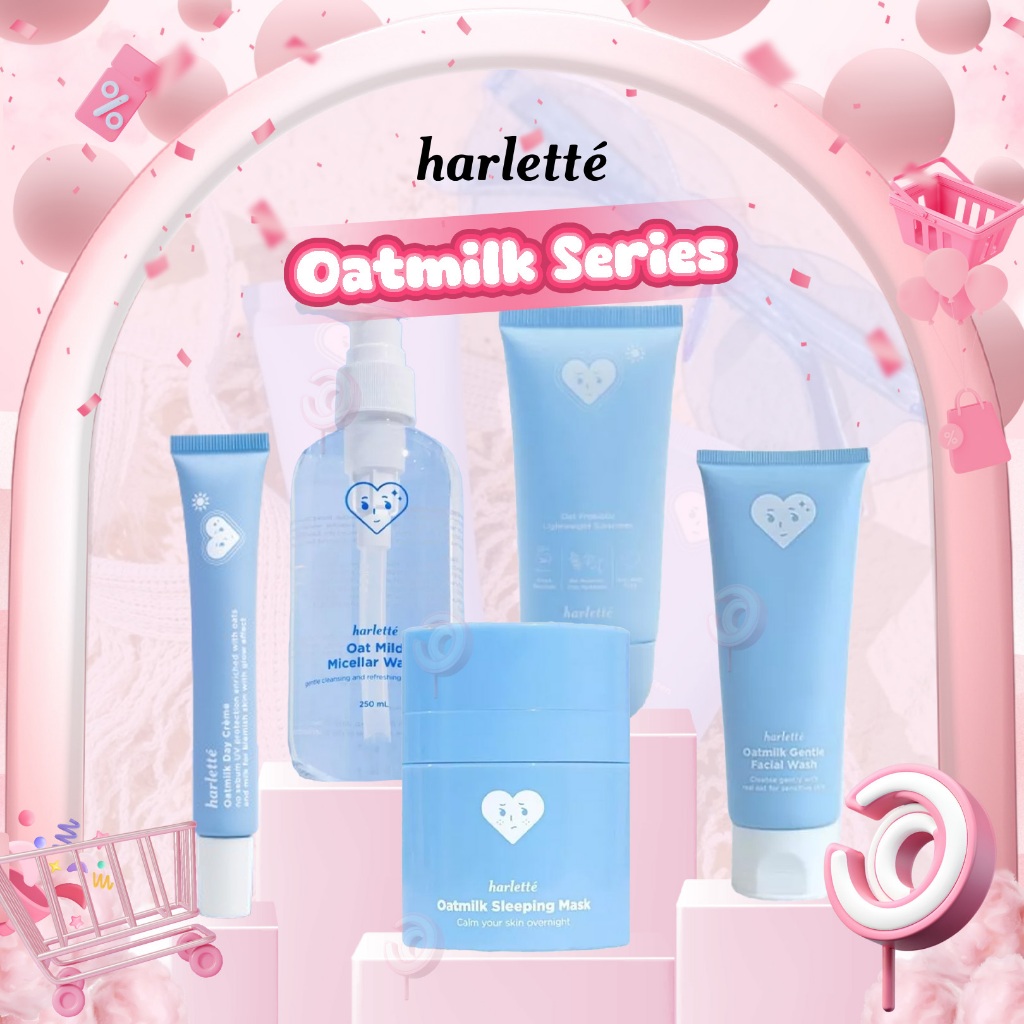 HARLETTE - OATMILK Skincare SERIES - Skincare for the Face Day Creme ...