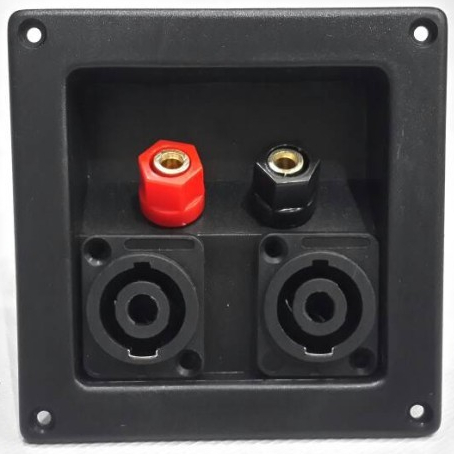 BIDING SPEAKER Terminal BOX & 2 Spicon Sockets (2 IN 1 Terminal ...