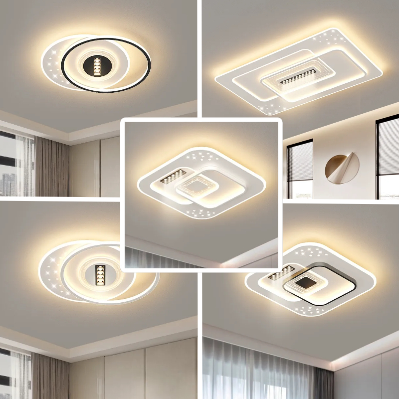 Modern Nordic Projection Aesthetic Lamp Living room LED simple ceiling ...