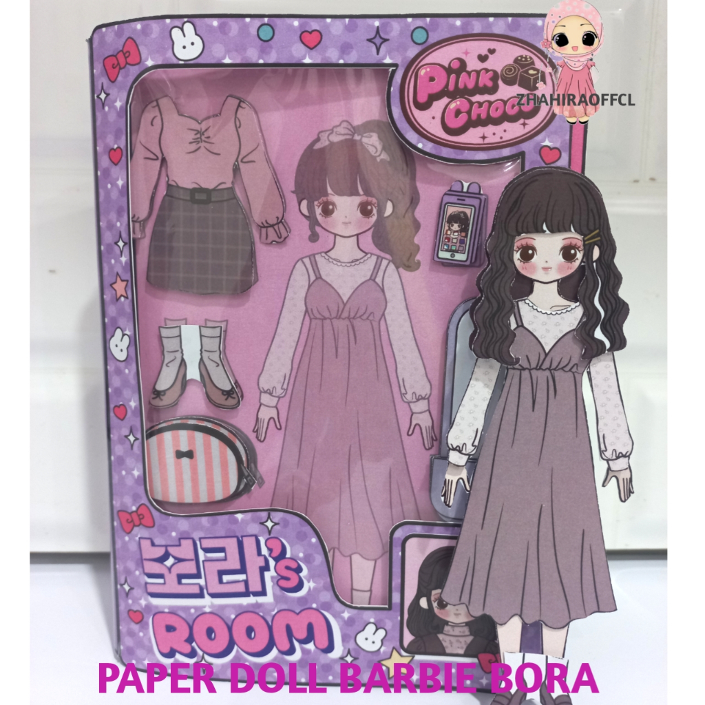 Paper doll house barbie BORA quiet book busy book children's ...