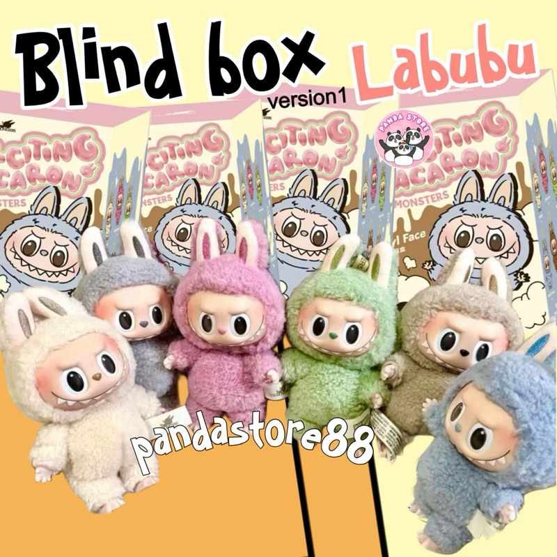 Labubu The Monster Exciting Macaroon KW Premium Labubu V1 Gen 1 Blind ...