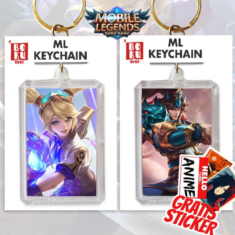GANTUNGAN Newest)mobile Legends key chain/ML ganci/Mobile Legends ...