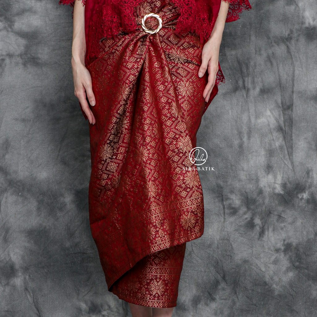 AIRA BATIK_ Songket Wrap Skirt | Songket Songket | INSTANT WRAPPED ...