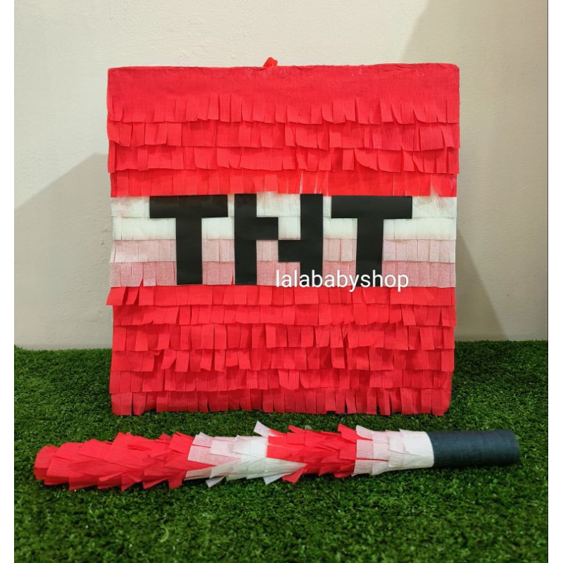TNT Minecraft Roblox hit pinata pull pinata/ | Shopee Malaysia