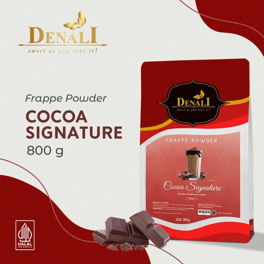 Cocoa SIGNATURE Flavor DENALI Powder 800gram Premium Quality Chocolate ...