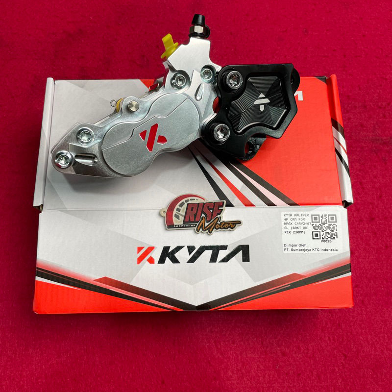 Ktc KYTA NMAX Front Caliper 4 PISTON CRM 230 SILVER | Shopee Malaysia