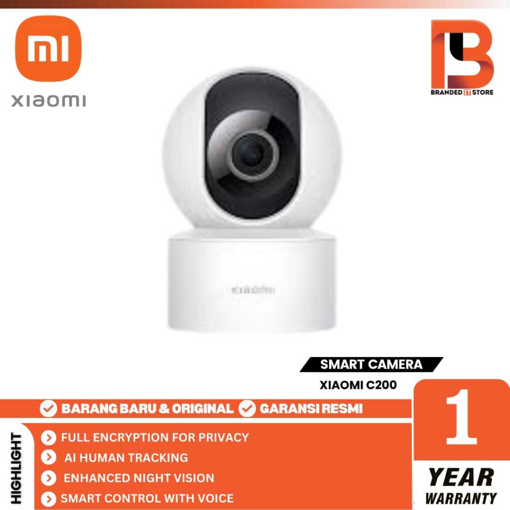 Xiaomi Mi Smart Camera C200 360 FHD 1080P CCTV IP Cam Official Warranty ...