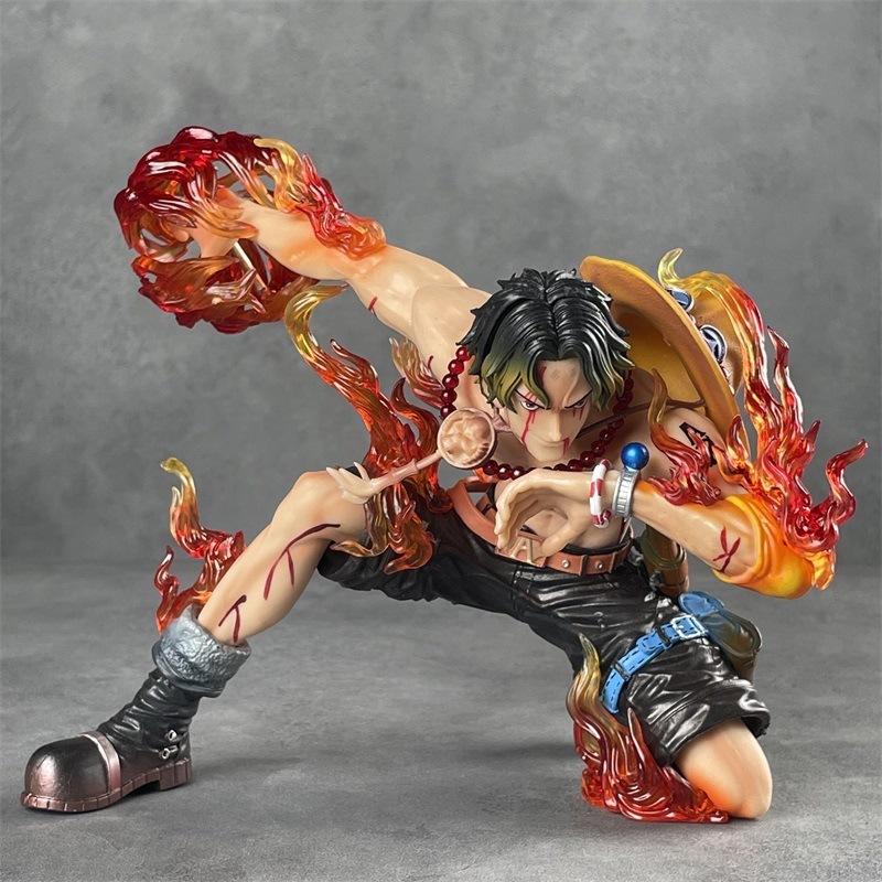 Action figure Ace statue one piece portgas D Ace 18 cm | Shopee Malaysia