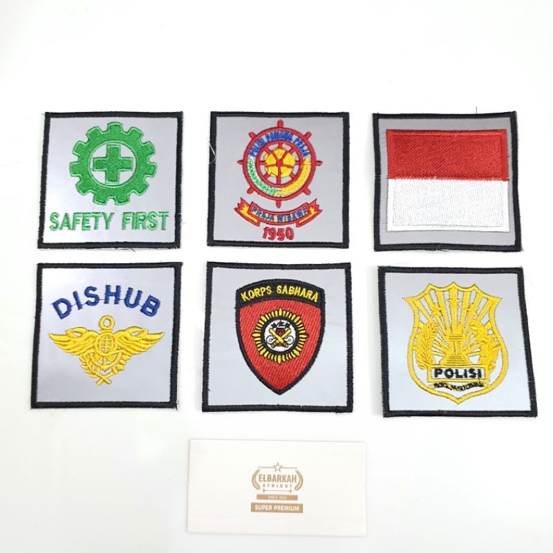 EMBROIDERED LOGO ATTRIBUTES FOR JACKETS AND VESTS FLAG LOGO DISHUB ...