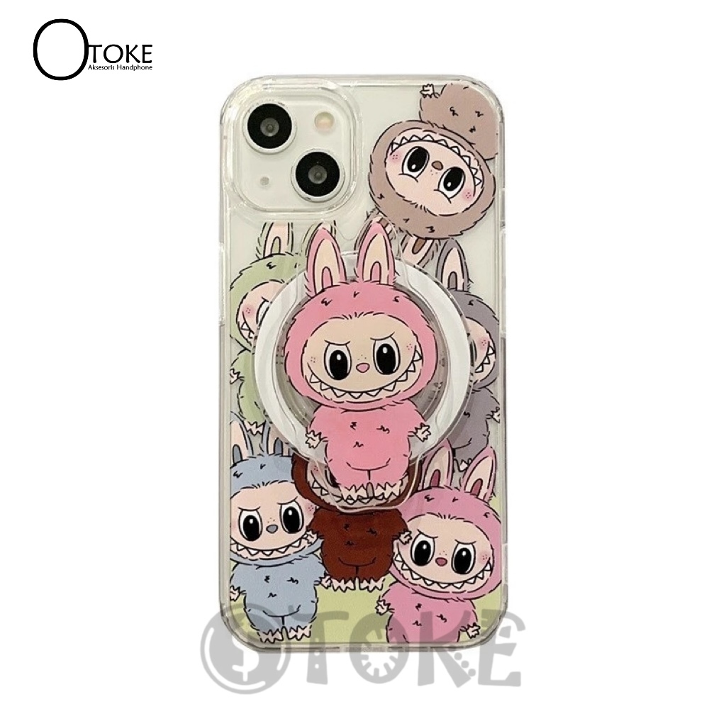 Pop SOCKET PHONE HOLDER MAGNETIC THE MONSTER LABUBU // POP SOCKET ...