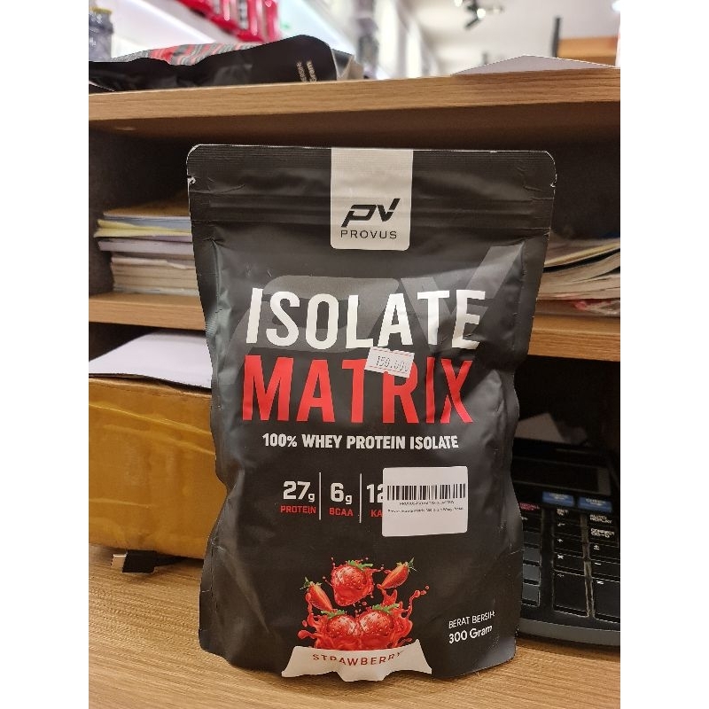 Provus isolate MATRIX 300gram gr BPOM 100% whey Protein isolate Halal ...
