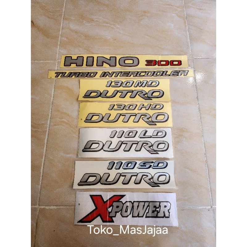 Hino 300 lohan Sticker Sticker/turbo intercooler Sticker/x power ...