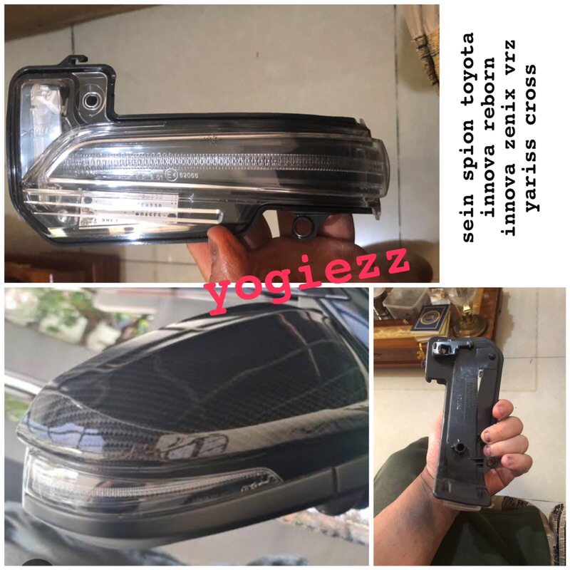 Signal Rearview Mirror toyota innova reborn zenix yaris cross fortuner ...